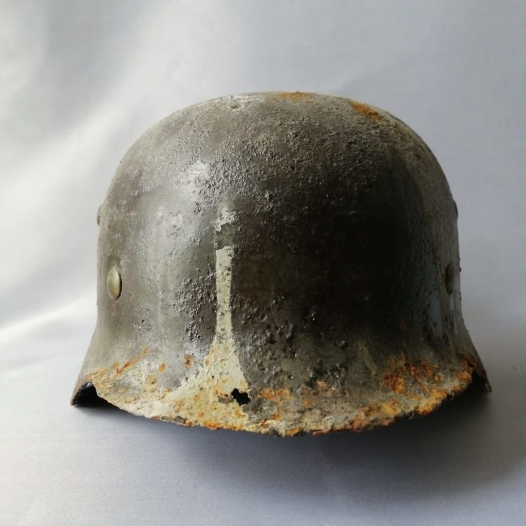 Wehrmacht M35 DD Helmet – From Ostashkovsky – German Steel Helmet