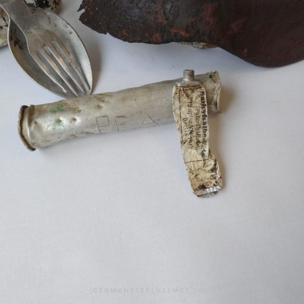 German Front relics – From Velikiye Luki – WWII German Steel Helmet