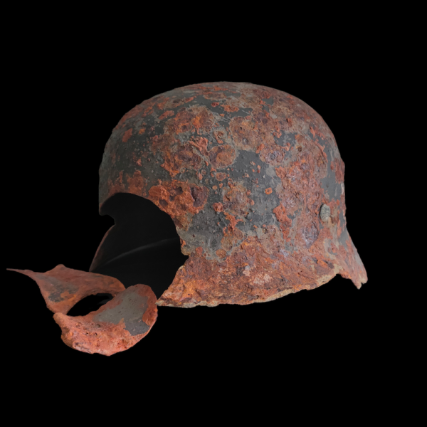 WW2 Relics of Wehrmacht Soldiers – Kaluga Found – WWII German Steel Helmet