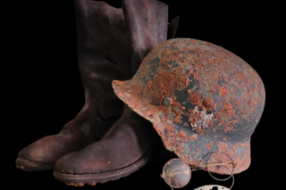 WW2 Relics of Wehrmacht Soldiers – Kaluga Found – WWII German Steel Helmet