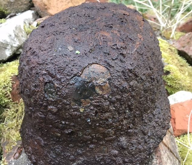 Rusty M35 German Helmet – Königsberg Found – German Steel Helmet
